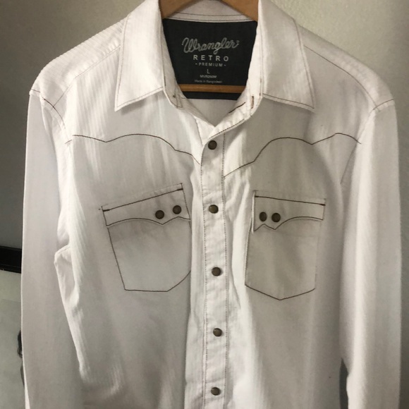 Wrangler | Shirts | Wrangler Classic Style Long Sleeves With Unique ...